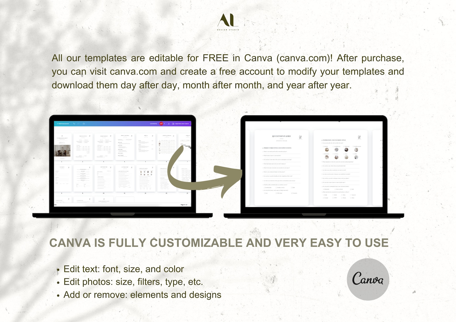 Interior Designer Client Questionnaire Template | Onboarding Questions ...