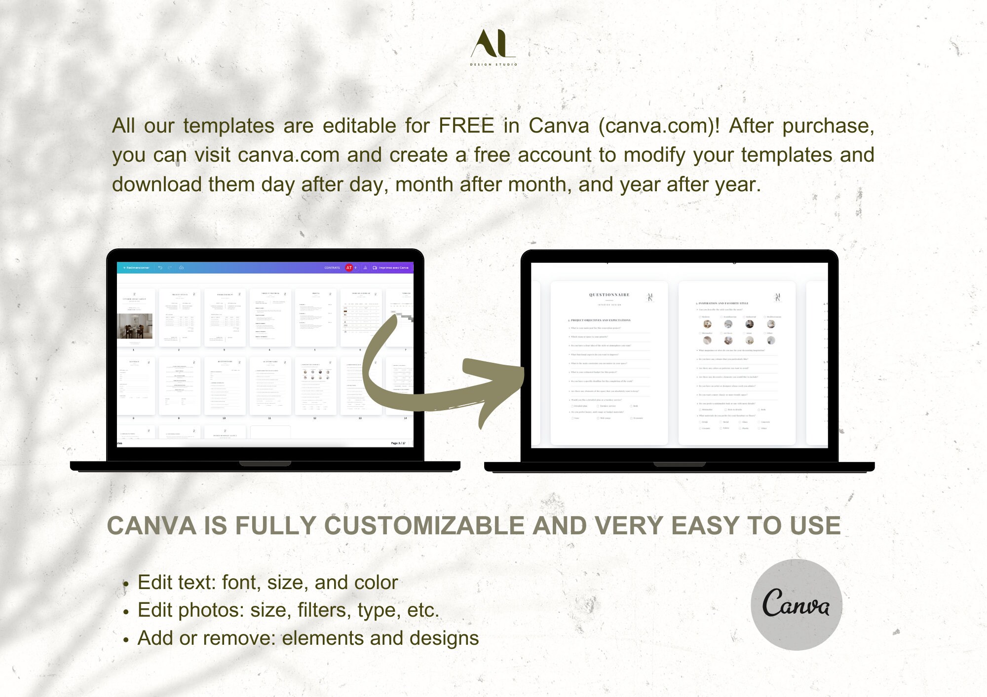 Interior Designer Client Questionnaire Template | Onboarding Questions ...