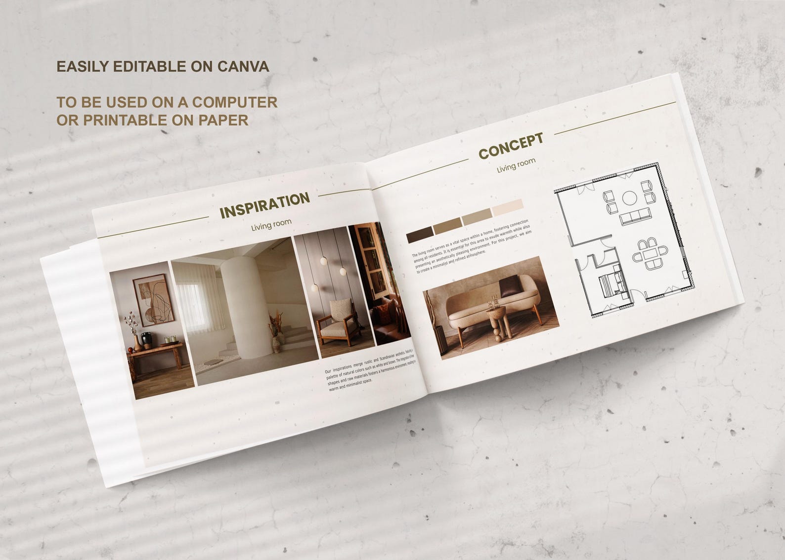 Interior Design Template, Project Proposal, Client Presentation ...