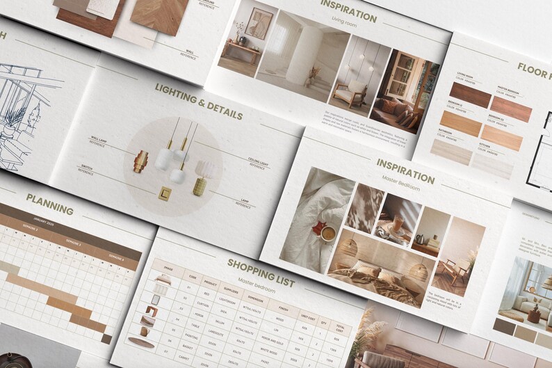 Interior Design Template, Project Proposal, Client Presentation ...