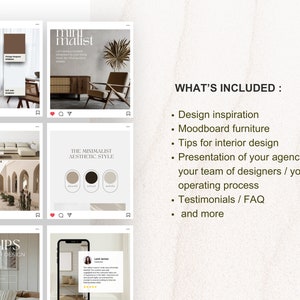 60 Interior Design Instagram Post Templates, Interior Decoration Posts ...