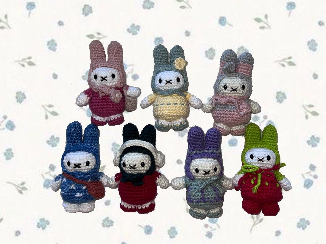 Handmade Crochet Miffy Keychain (ready Made and Custom!) - Etsy