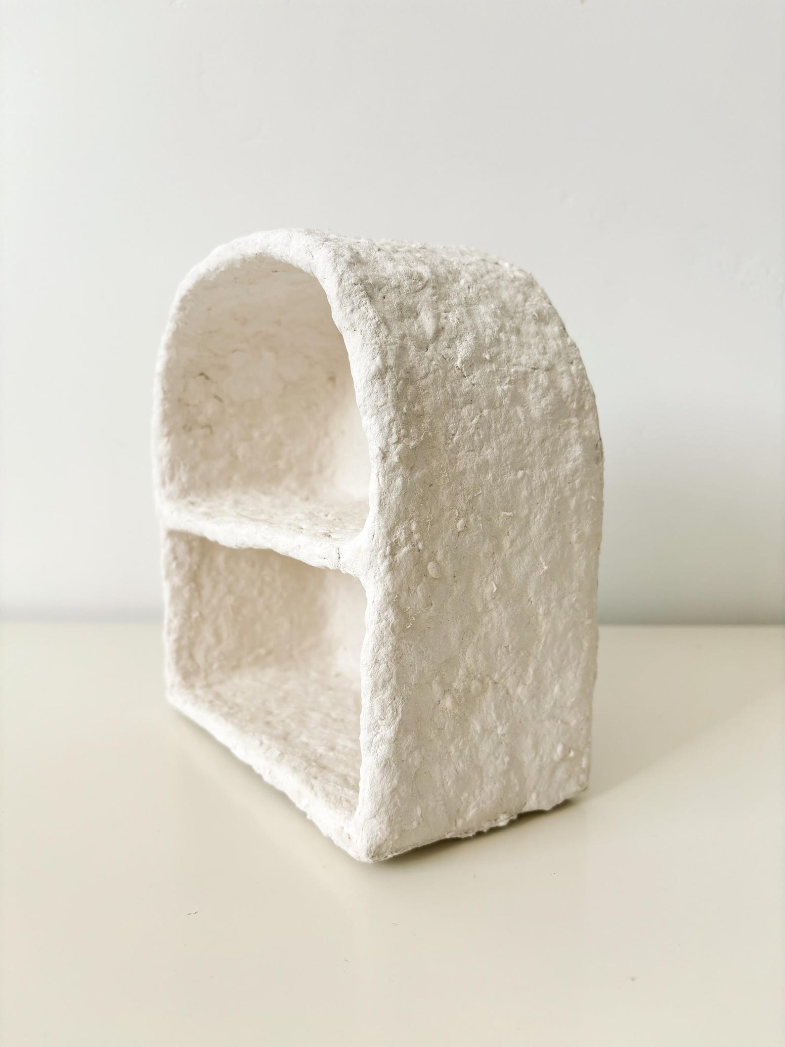 Paper-mache Shelf // Small Decorative Arch Shelf // Paper Mache Mini ...