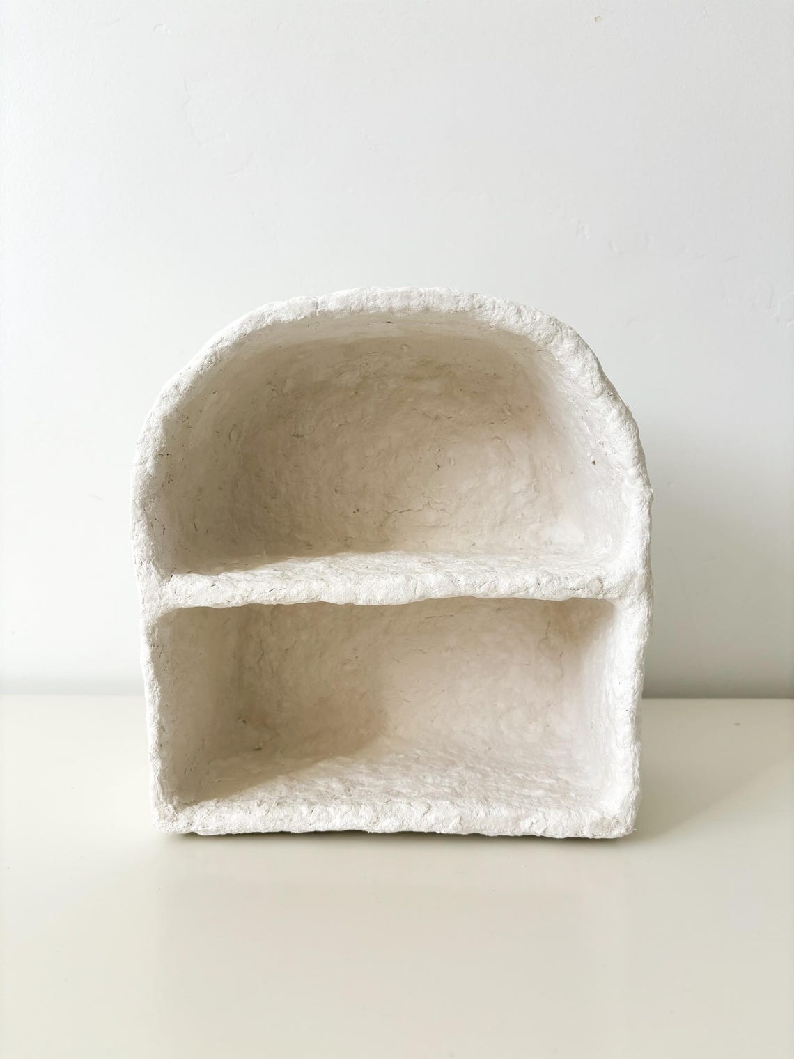 Paper-mache Shelf // Small Decorative Arch Shelf // Paper Mache Mini ...