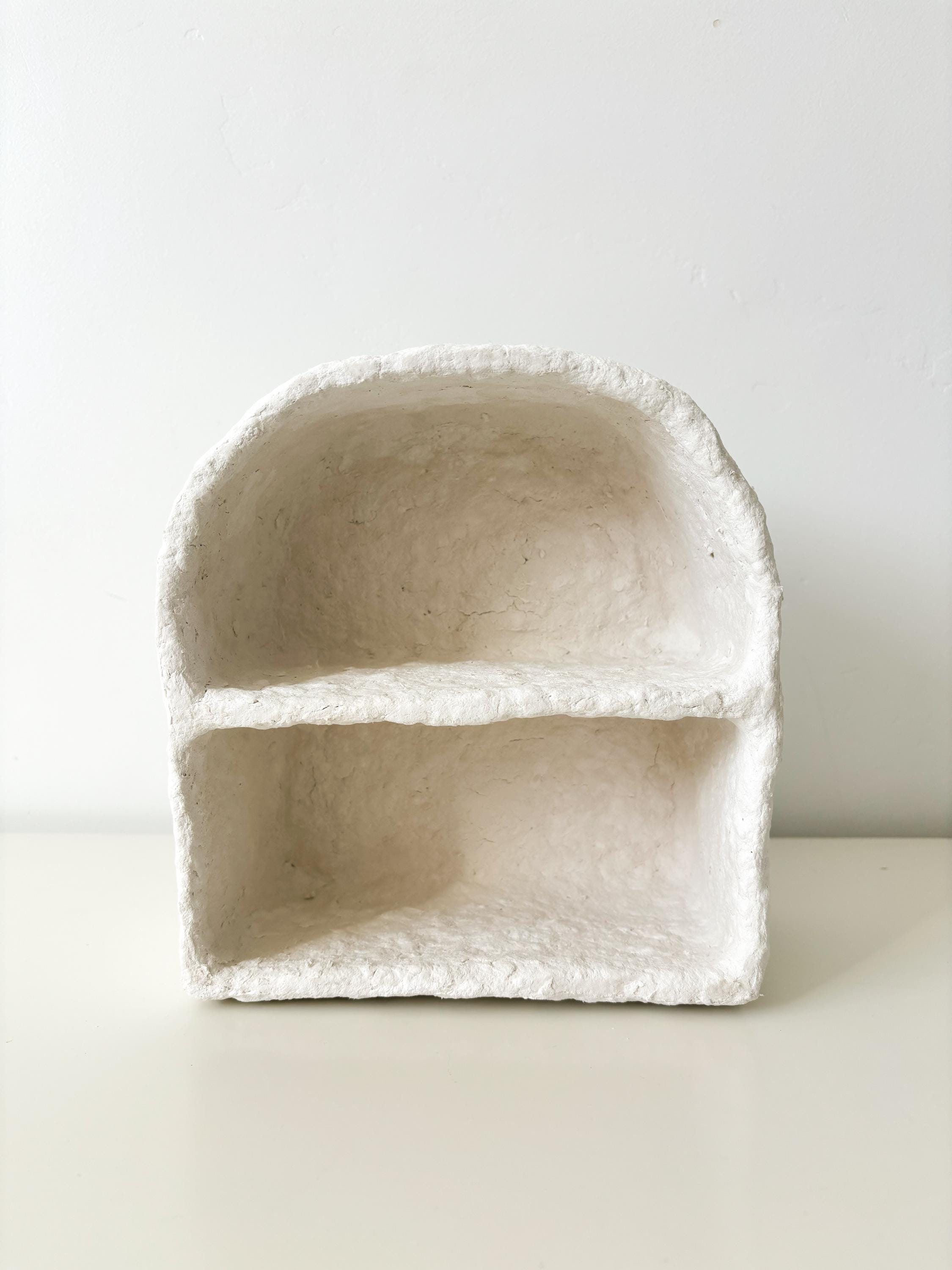 Paper-mache Shelf // Small Decorative Arch Shelf // Paper Mache Mini ...