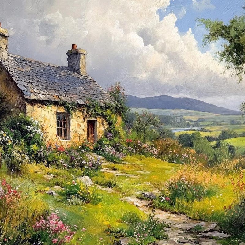 Cottage Core Art Ireland - Etsy