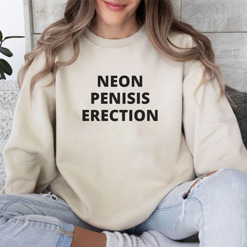 Neon Penisis Erection Graphic Shirt, Neon Genesis Evangelion Shirt ...