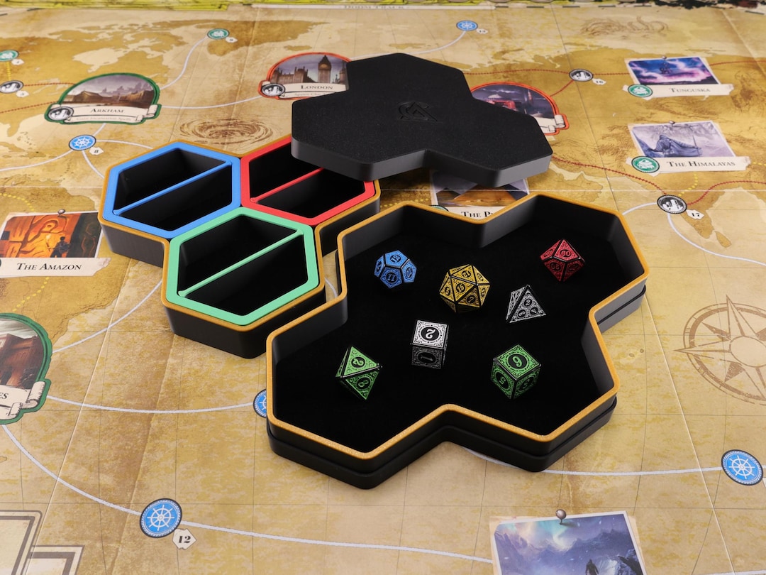 Storage Box for Hexagon Magnetic Board Game Token Trays - Etsy