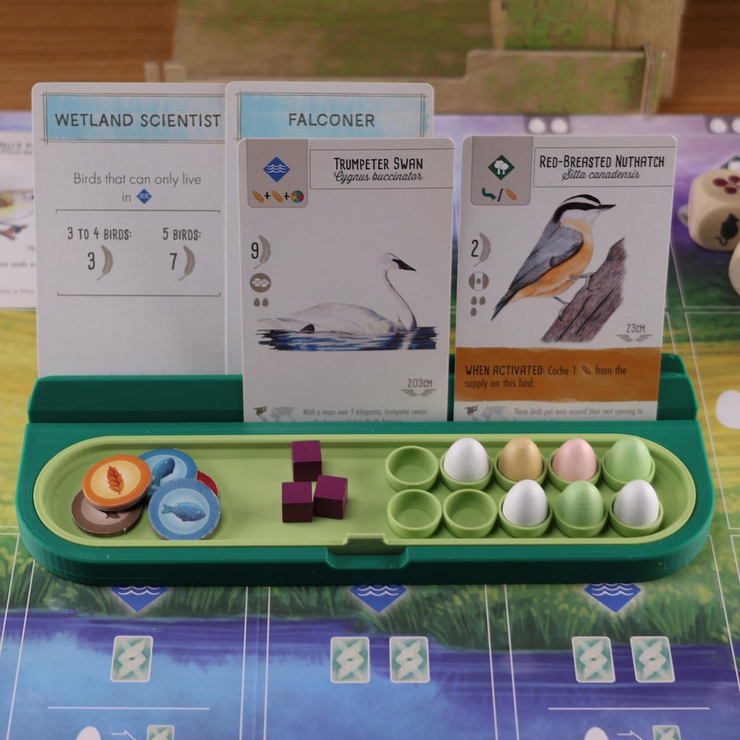 Wingspan-compatible Card and Token Holder With Egg Tray - Etsy UK
