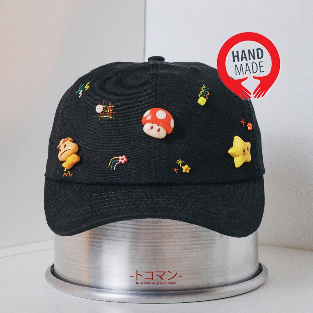 Mario Bros Hat by Tokoman Baseball Cap - Etsy
