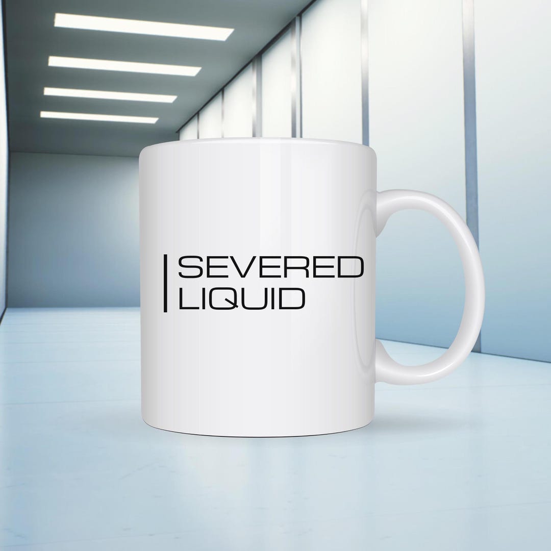 Severed Liquid Mug, Severance TV Show Inspired Minimalist Coffee Cup ...