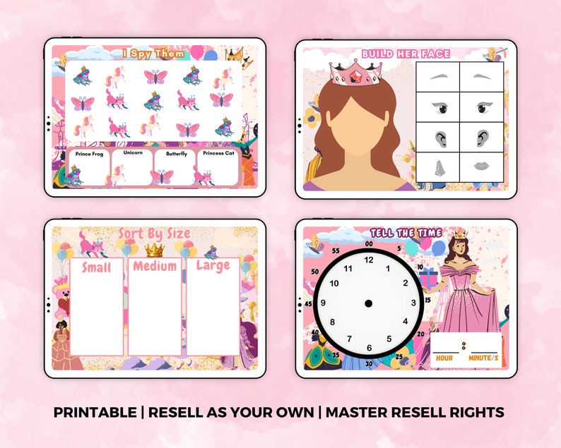 6 Theme Busybook, Kids Workbook, Toddlers, Quiet Book, Tracing ...