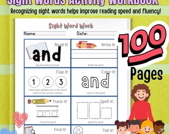 182 Printable Sight Words, Kindergarten Sight Word Worksheets ...