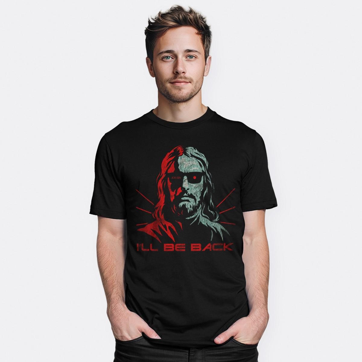 Jesus Terminator I'll Be Back T-shirt, Men's and Women's Sizes (JES ...