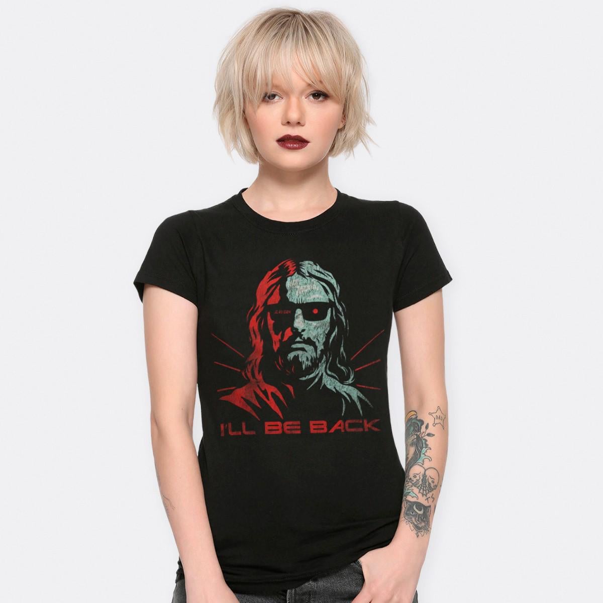 Jesus Terminator I'll Be Back T-shirt, Men's and Women's Sizes (JES ...
