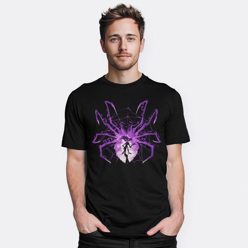 Hazbin Hotel Angel Dust Spider T-shirt, Men's and Women's Sizes (HEL ...