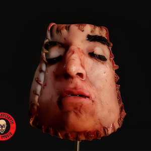 Human Skin Lampshade 6 Skinned Faces, Body Parts, Horror Gore Special ...