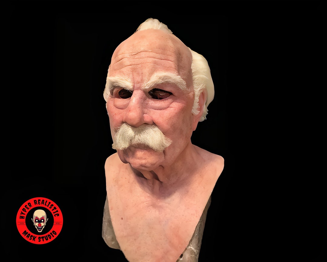 Transform Your Look With Our Realistic Silicone Old Man Mask Perfect ...