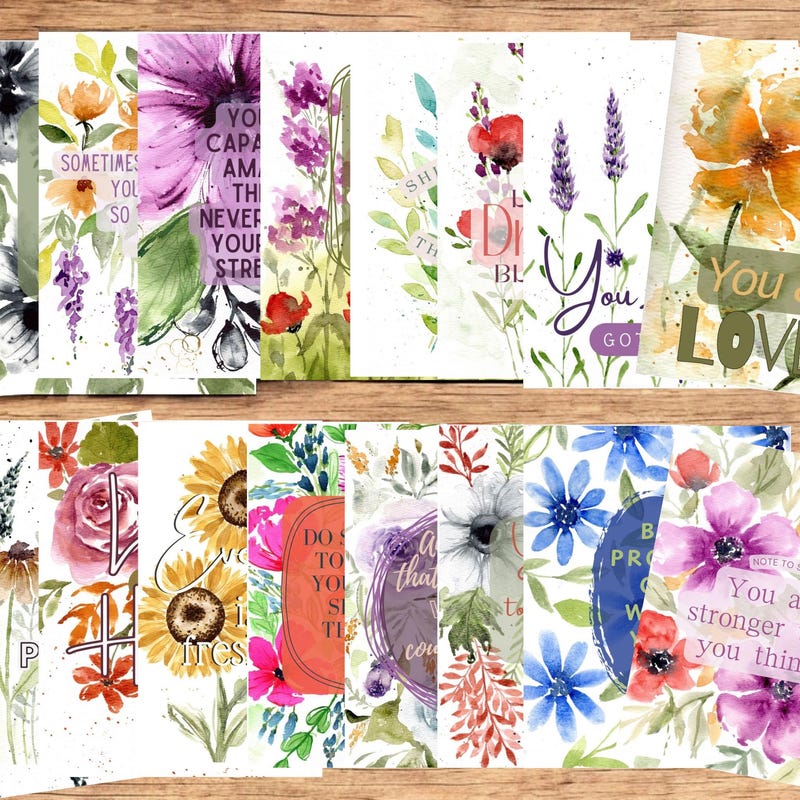 Motivational Cards - Etsy