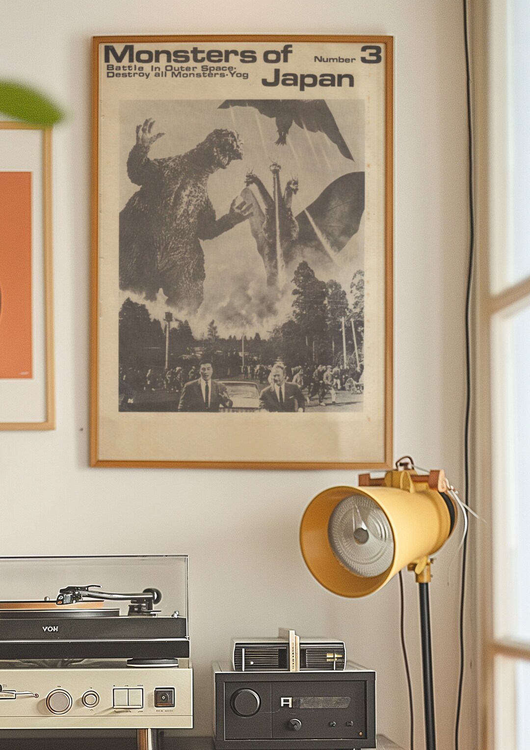 Vintage Japanese Film 'monsters of Japan' Poster - Etsy