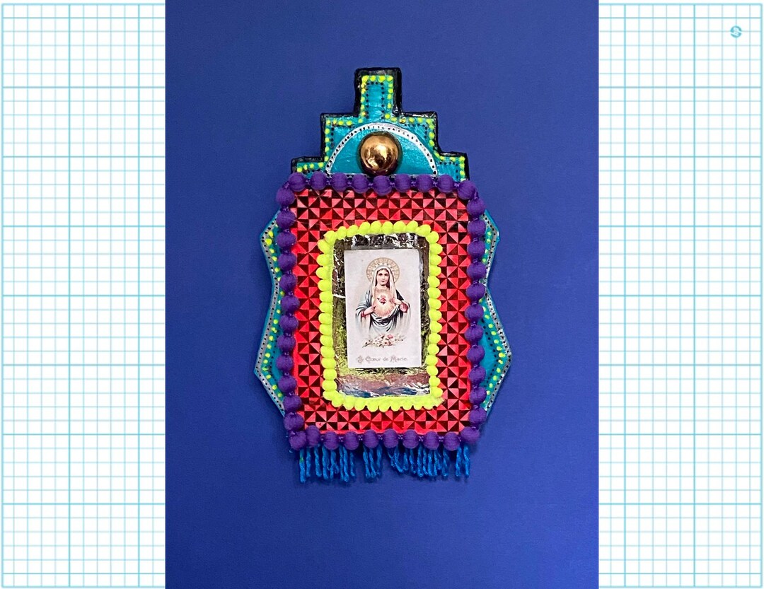 Mexican Style Nicho, Wall Art. Christmas/birthday Gift. Rare Unique ...