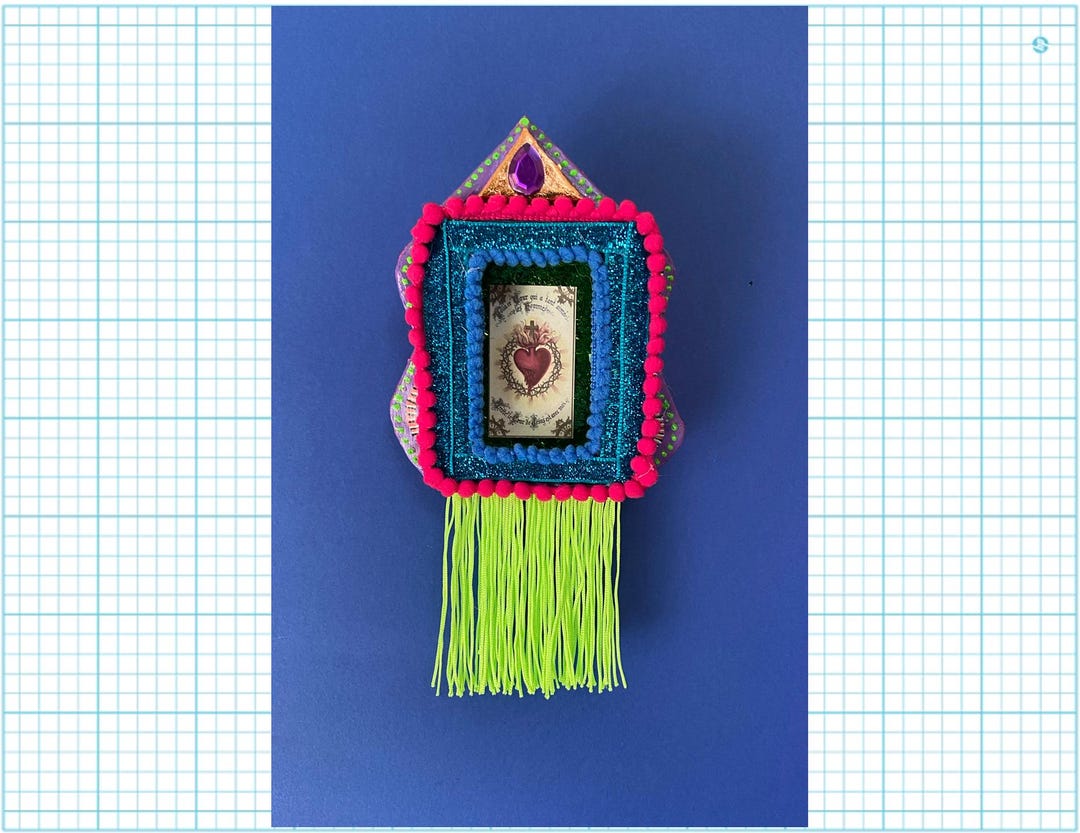 Mexican Style Nicho, Wall Art. Christmas/birthday Gift. Rare Unique ...
