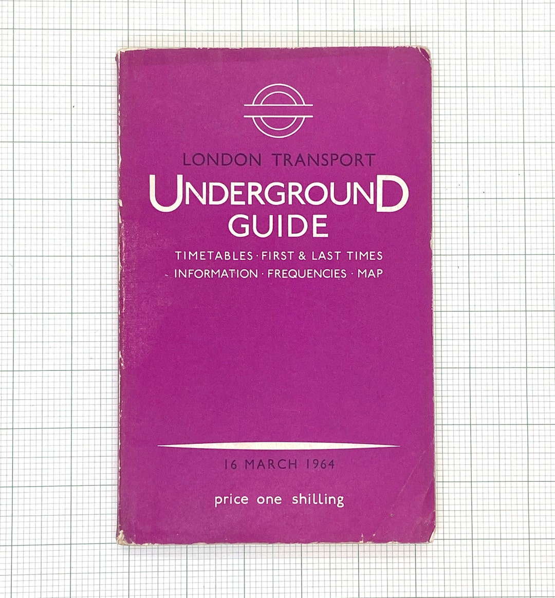 1964 London Underground Timetables March 1964 - Etsy