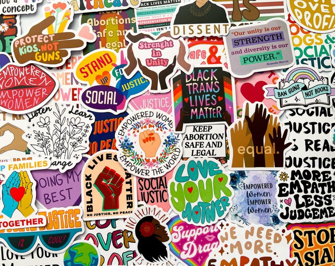 Abolish Prisons / Borders - Vinyl Stickers, Abolition, Solidarity ...