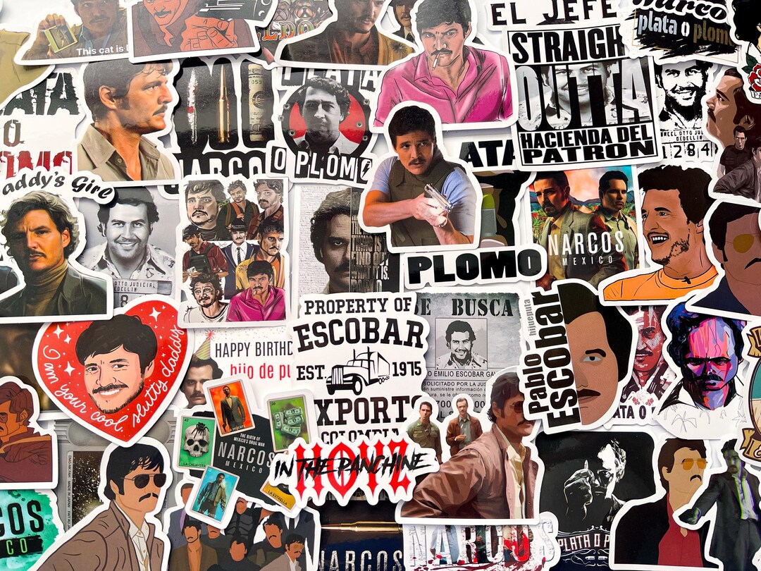 Pack of 50 Pablo Escobar Stickers, Pablo Escobar Sticker Pack ...