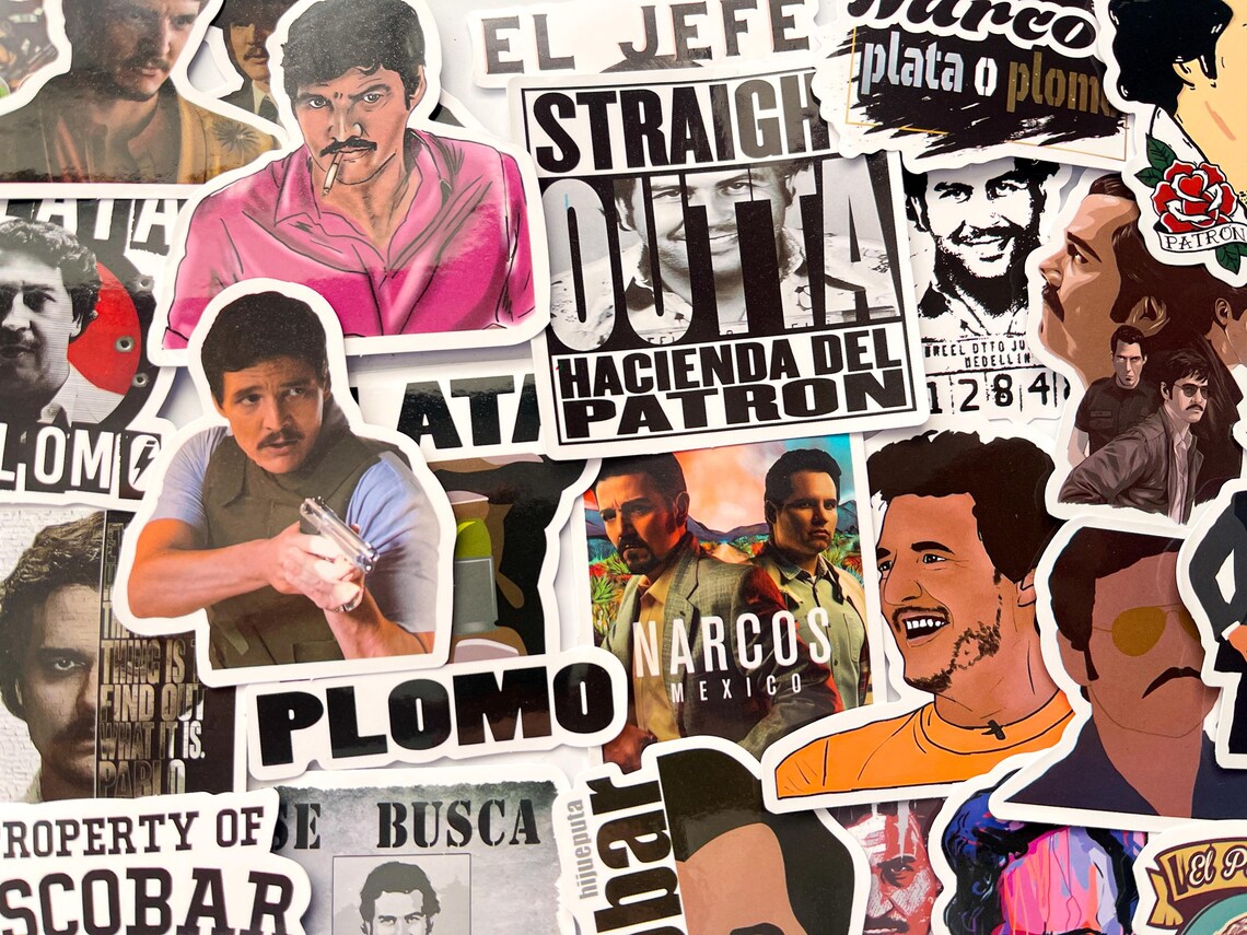 Pack of 50 Pablo Escobar Stickers, Pablo Escobar Sticker Pack ...