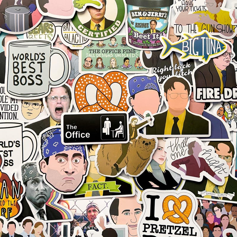 The Office Stickers - Etsy
