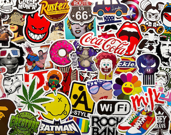Pack of 50 Traveling Stickers, Traveling Sticker Pack, Waterproof ...