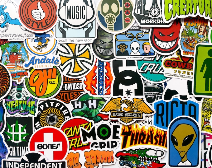 66 Cool Pop Art Graffiti Stickers for Skateboards Cars Laptops Phone ...