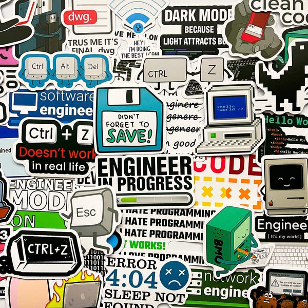 Computer Stickers - Etsy