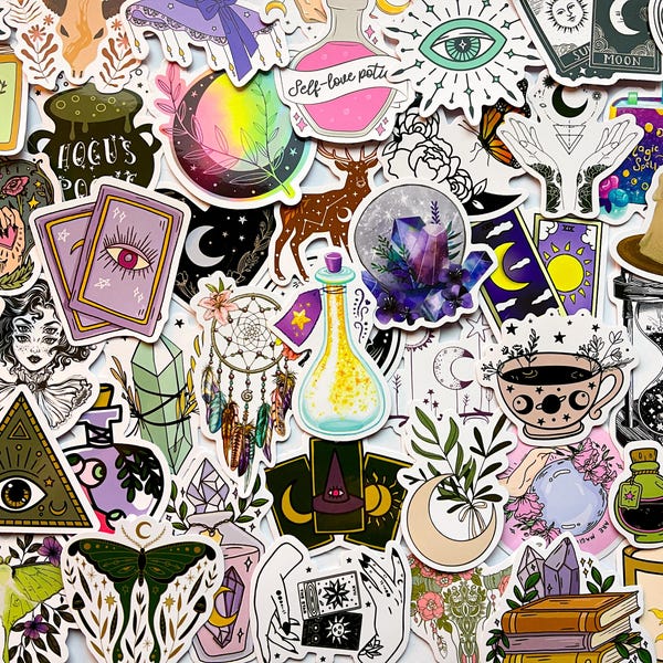Witch Stickers - Etsy