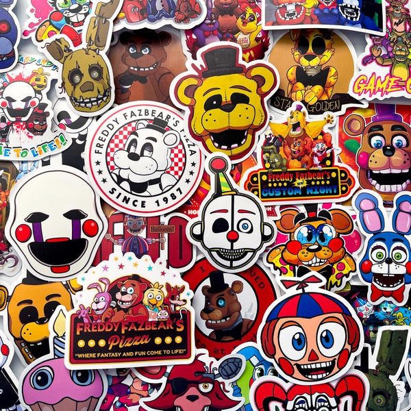 Five Nights at Freddys Stickers - Etsy