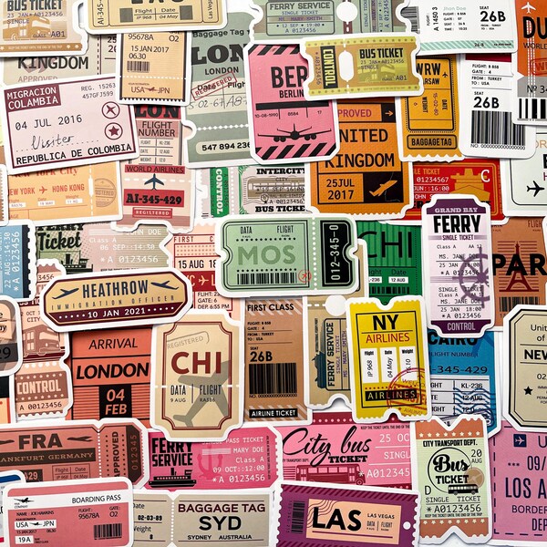 Travel Stickers - Etsy