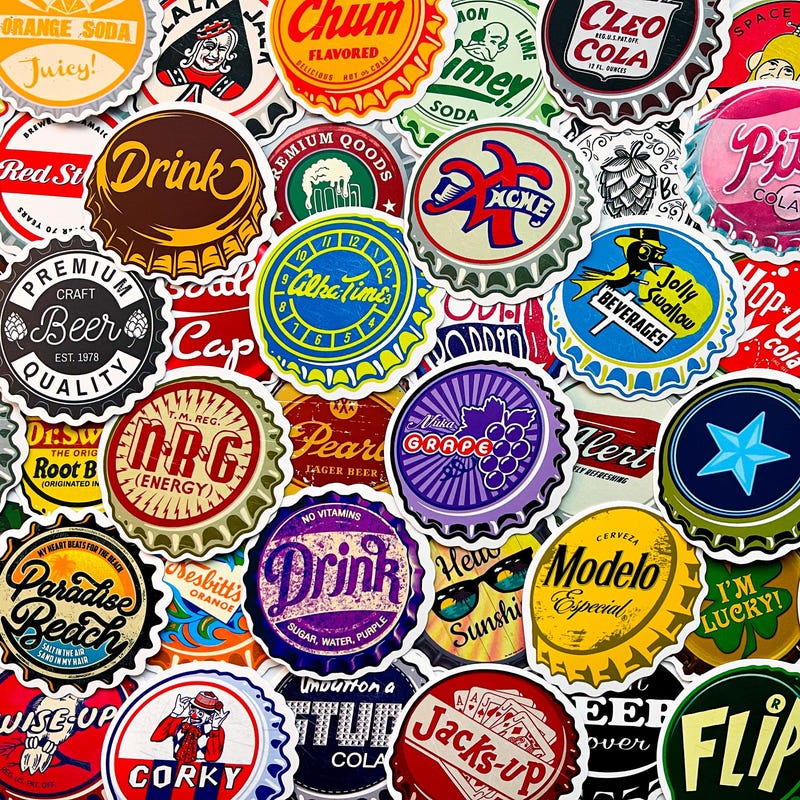 Bottle Cap Art - Etsy