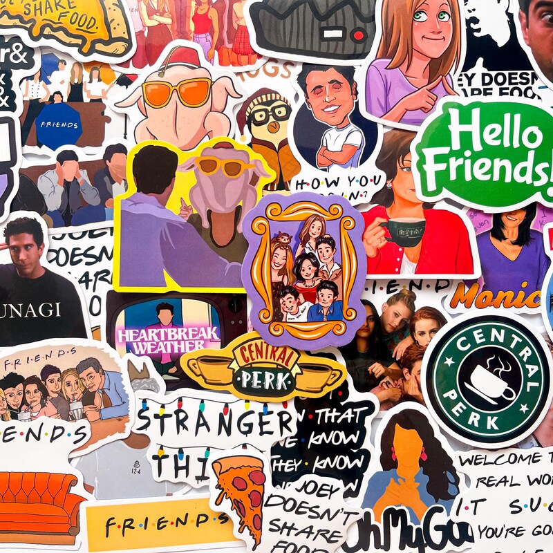 Friends Stickers - Etsy