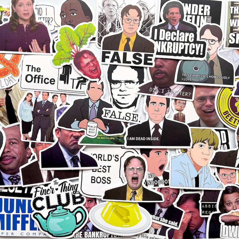 Work Stickers Office - Etsy UK