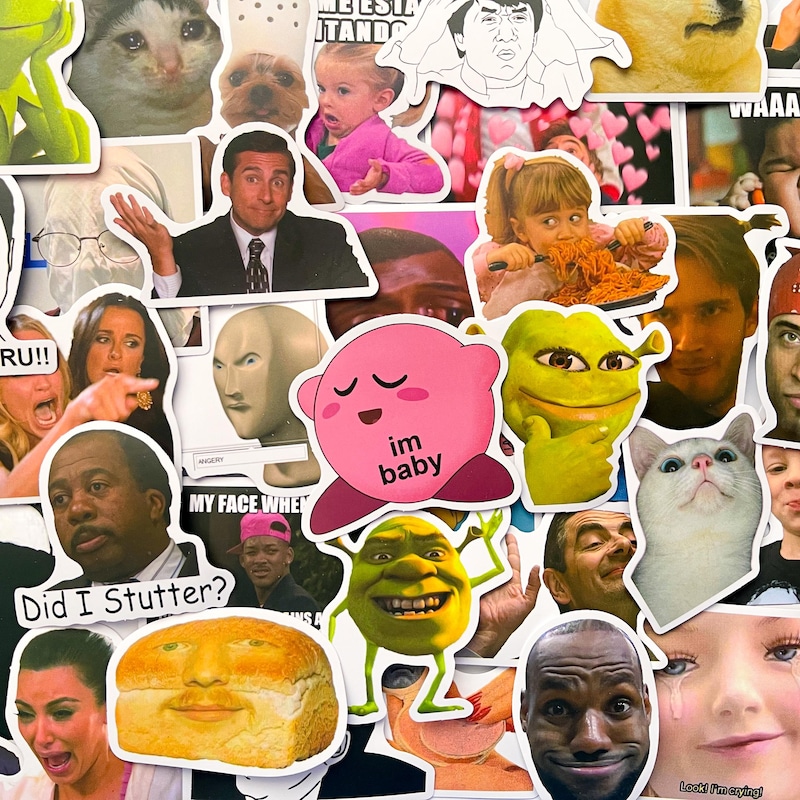 Funny Meme Stickers - Etsy
