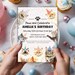 Cat Birthday Invitation, Editable Canva Template, Kitty Cat Party ...