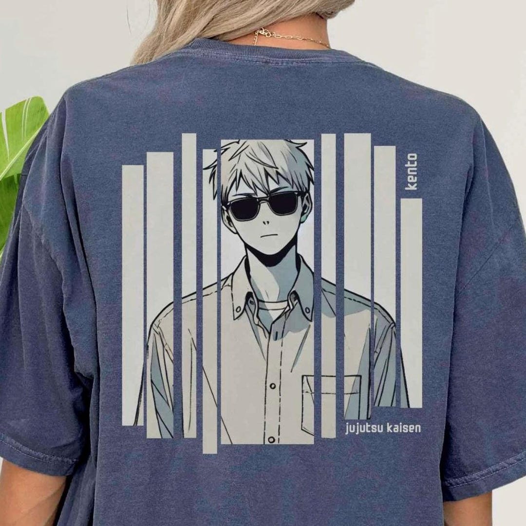 Nanami Kento back Print Jujutsu Kaisen Graphic Tee, Anime Lover Shirt ...