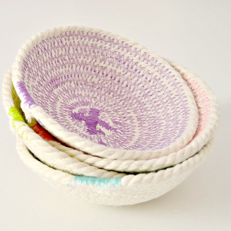 Rope Bowls - Etsy