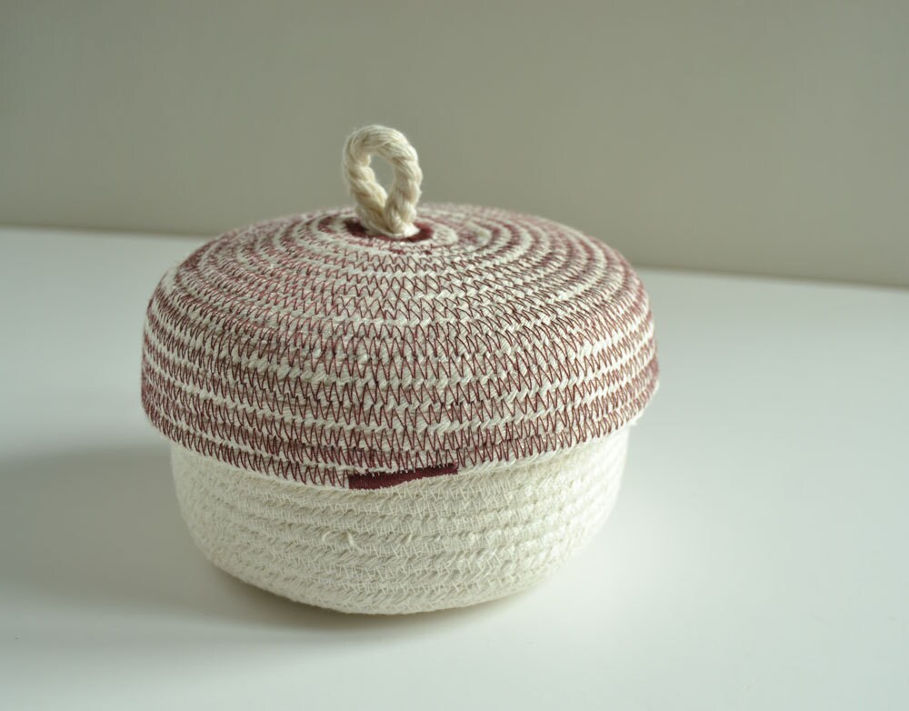 Cotton Box Box With Lid Jewellery Box Home Office Box - Etsy