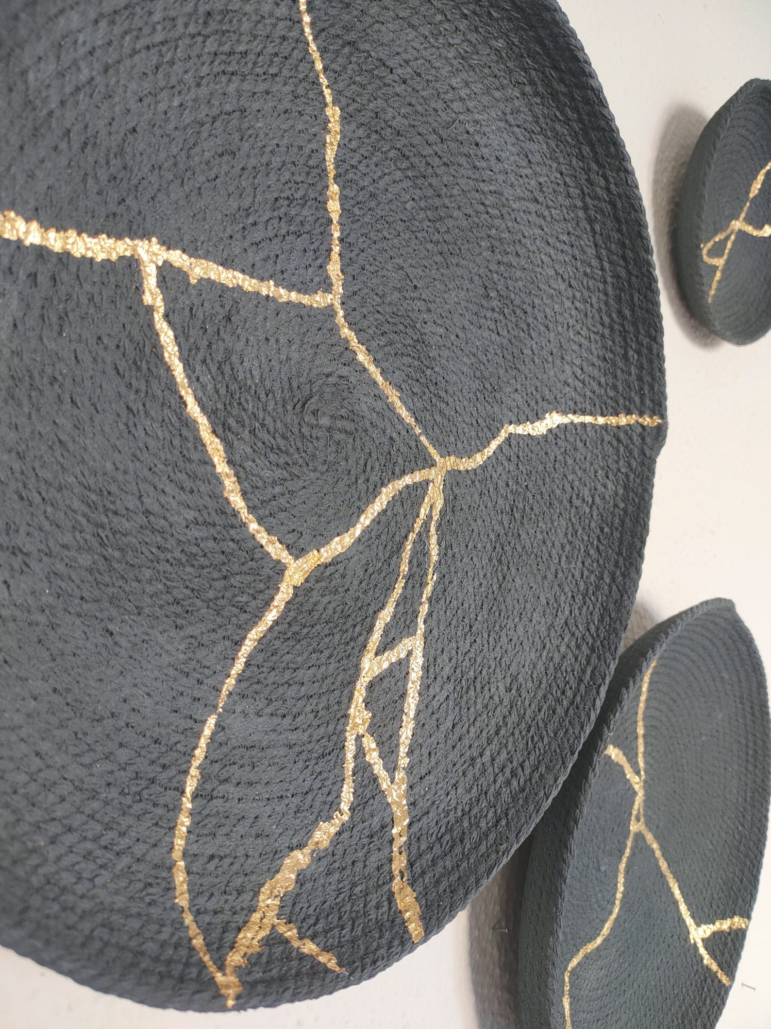 Kintsugi Style Baskets. Wall Gallery Art Display for a Japandi Decor or ...