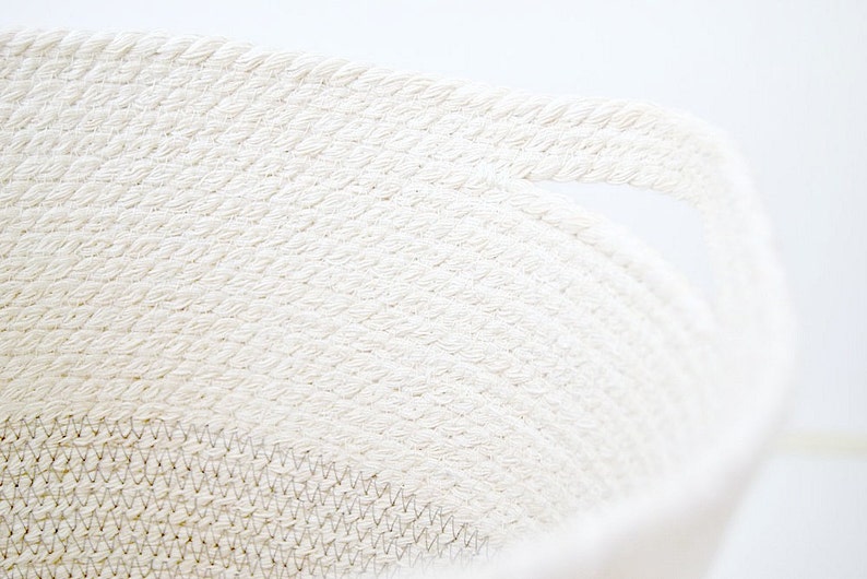 Hanging Cotton Rope Basket for Displaying Your Plants With a ...