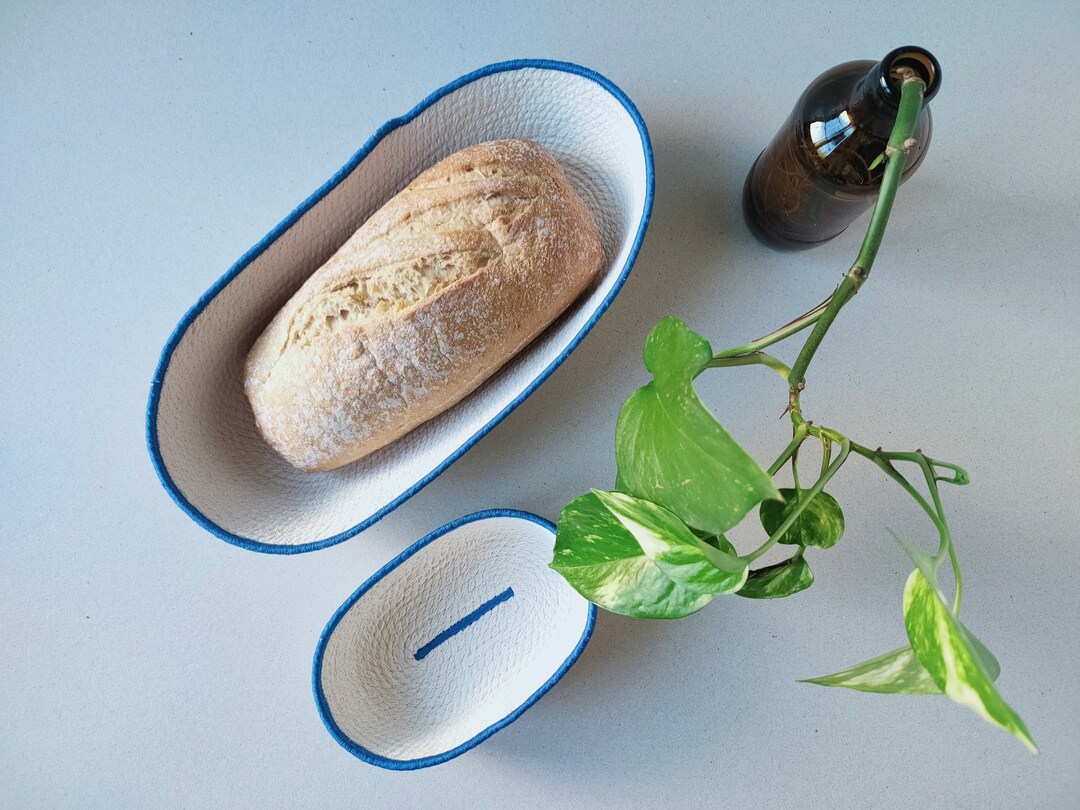 Oval Rope Bread Basket Set – Perfect for Coastal Fall Gatherings, Bread ...
