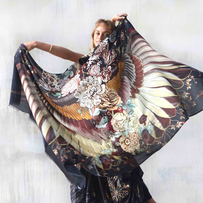 Feather Shawl - Etsy