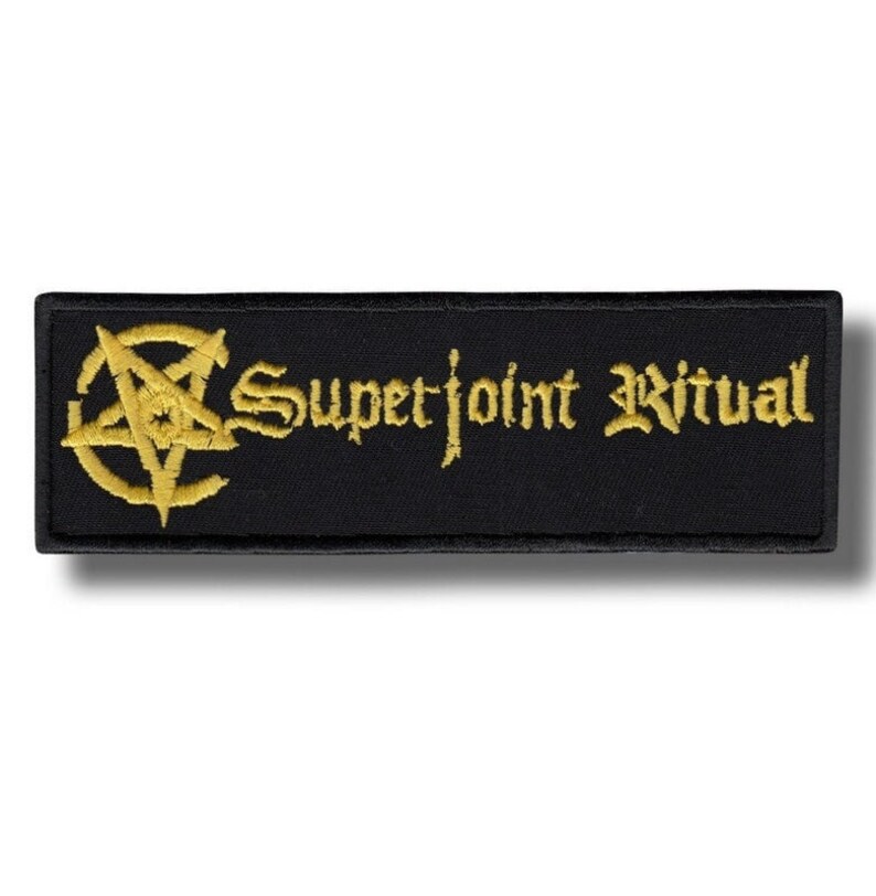 Superjoint Ritual Embroidered Patch Badge Iron on Applique 369d30 - Etsy